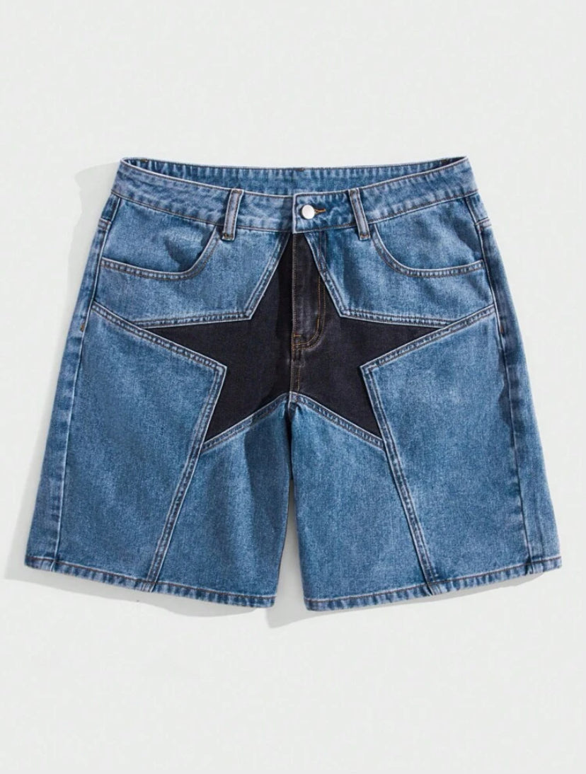 Jorts With Star Design – Y2KGloball