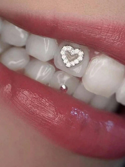 Heart shaped tooth diamond – Y2KGloball