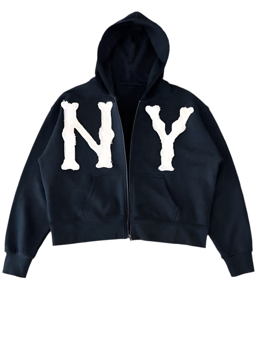 NY Zip Up Hoodie – Y2KGloball
