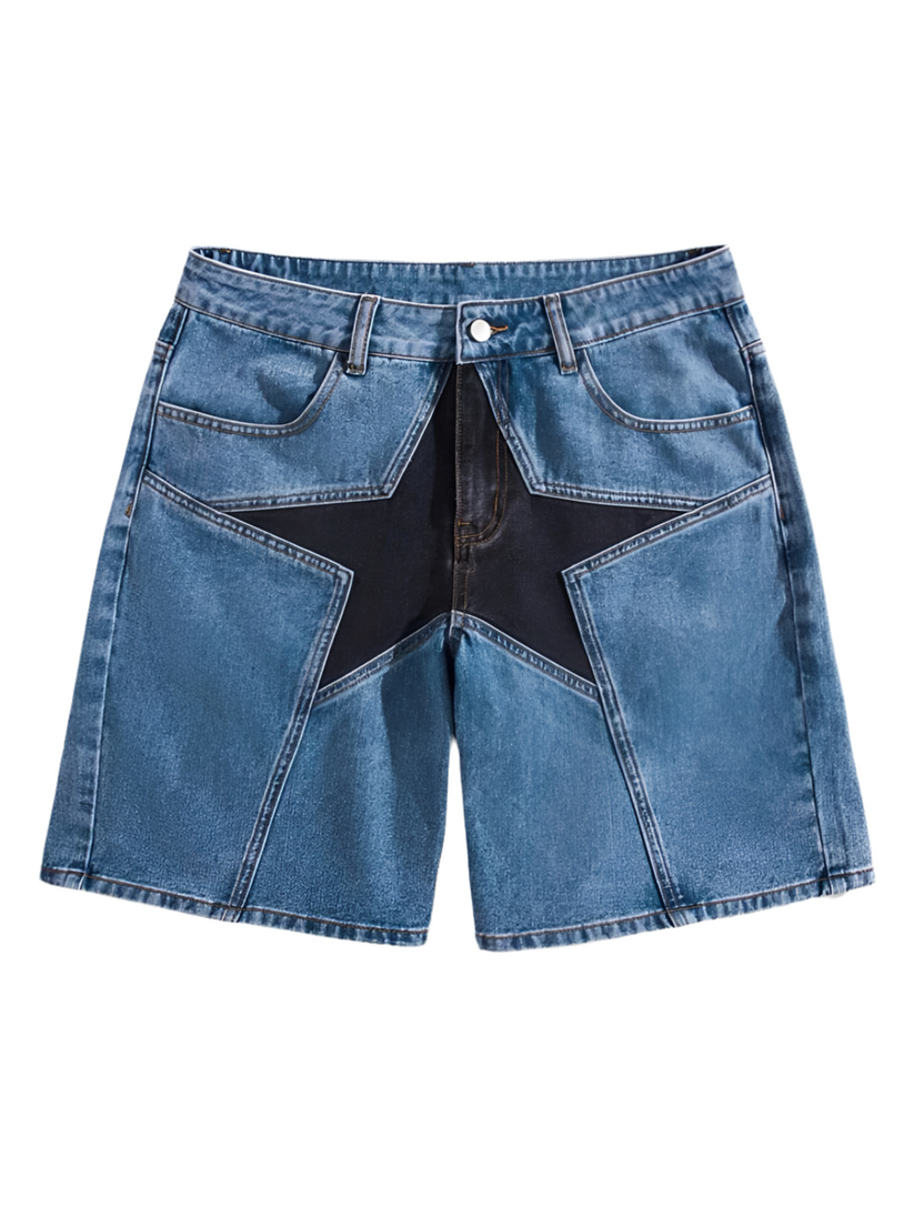 Jorts With Star Design – Y2KGloball