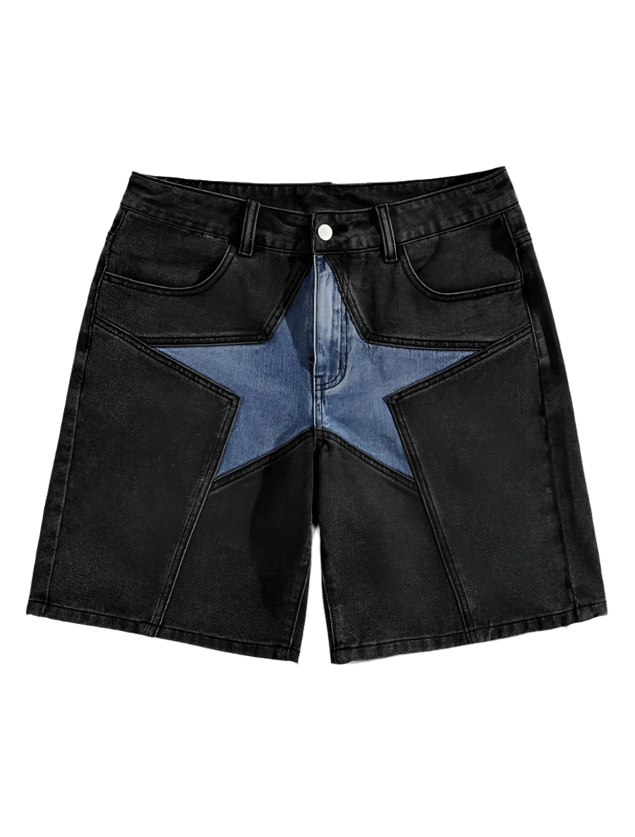 Jorts With Star Design – Y2KGloball